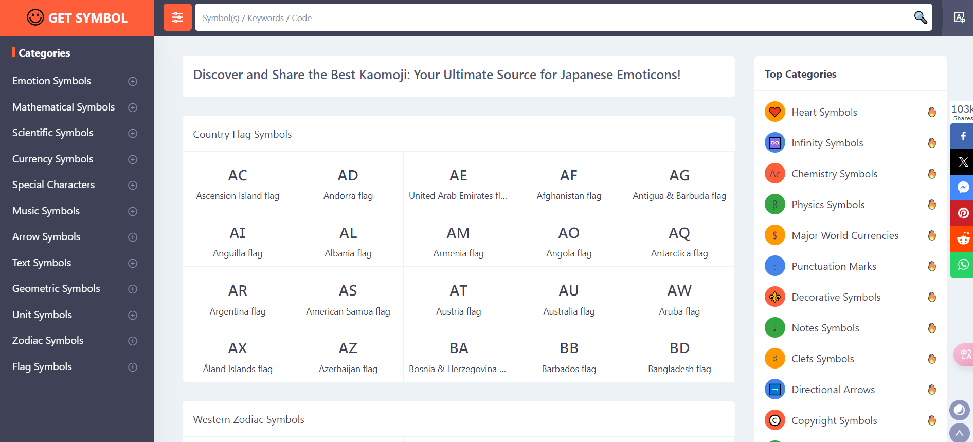 Get Symbol Collection | The Most Comprehensive Symbol Dictionary 💡🎵 ...